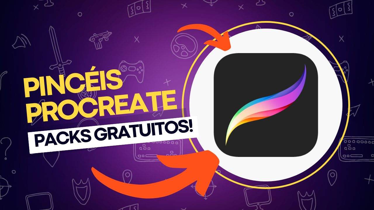 30+ Packs Gratuitos de Pincéis para o Procreate!