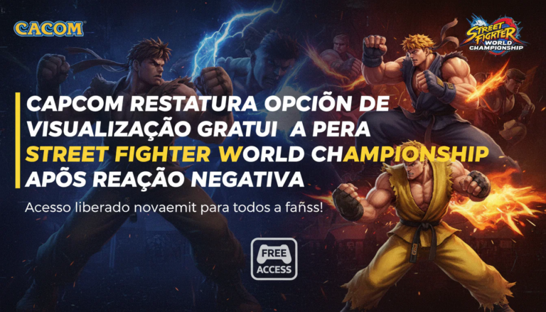 Capcom restaura opção de visualização gratuita para Street Fighter ...